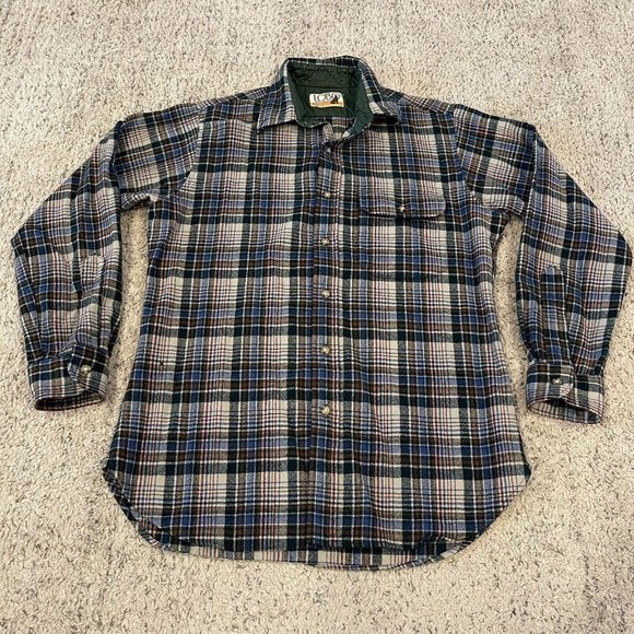 Pendleton | Shirts | Vintage Lobo By Pendleton Western Mens Wool Plaid Shirt Made Usa Medium ...